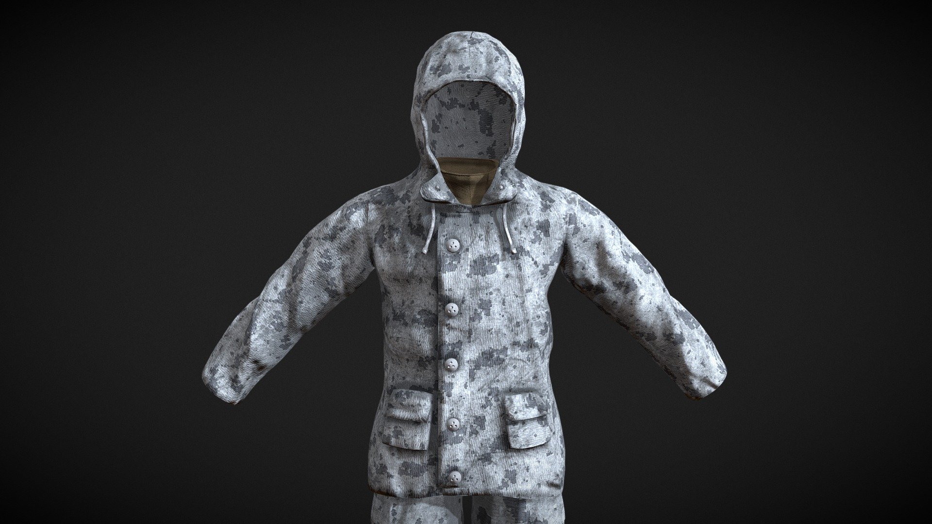 UNSC Marine Winter Uniform BDU - Buy Royalty Free 3D model by Outworld ...