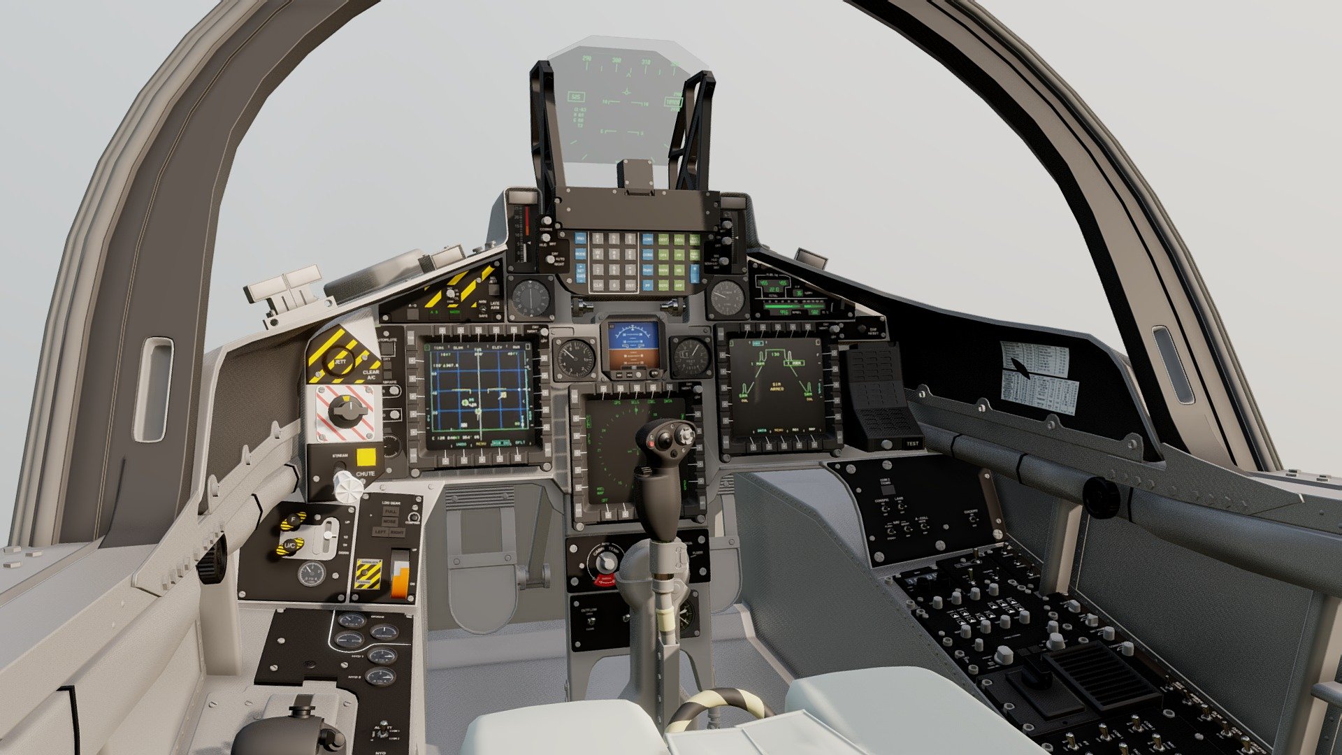 BAE Hawk T2 Dashboard - Buy Royalty Free 3D model by César Vonc ...