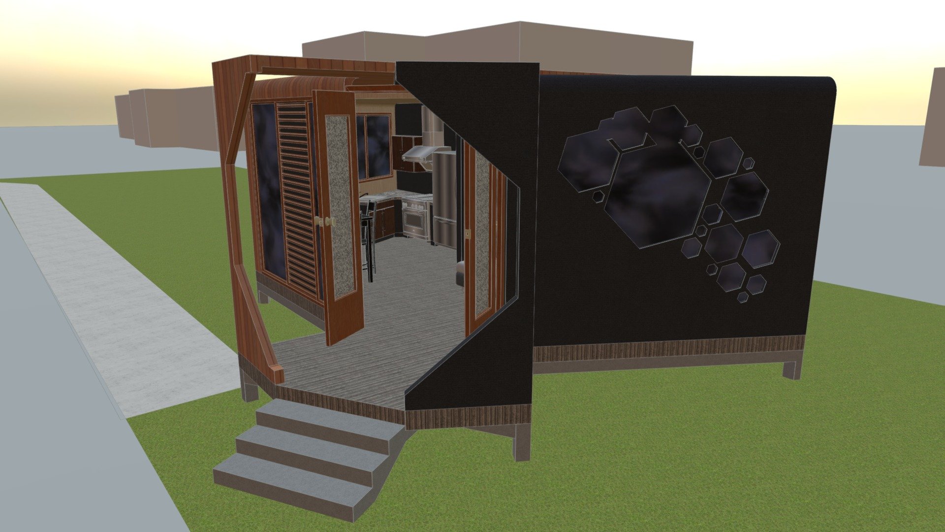 Freeform house - 3D model by fonso [b1c6616] - Sketchfab