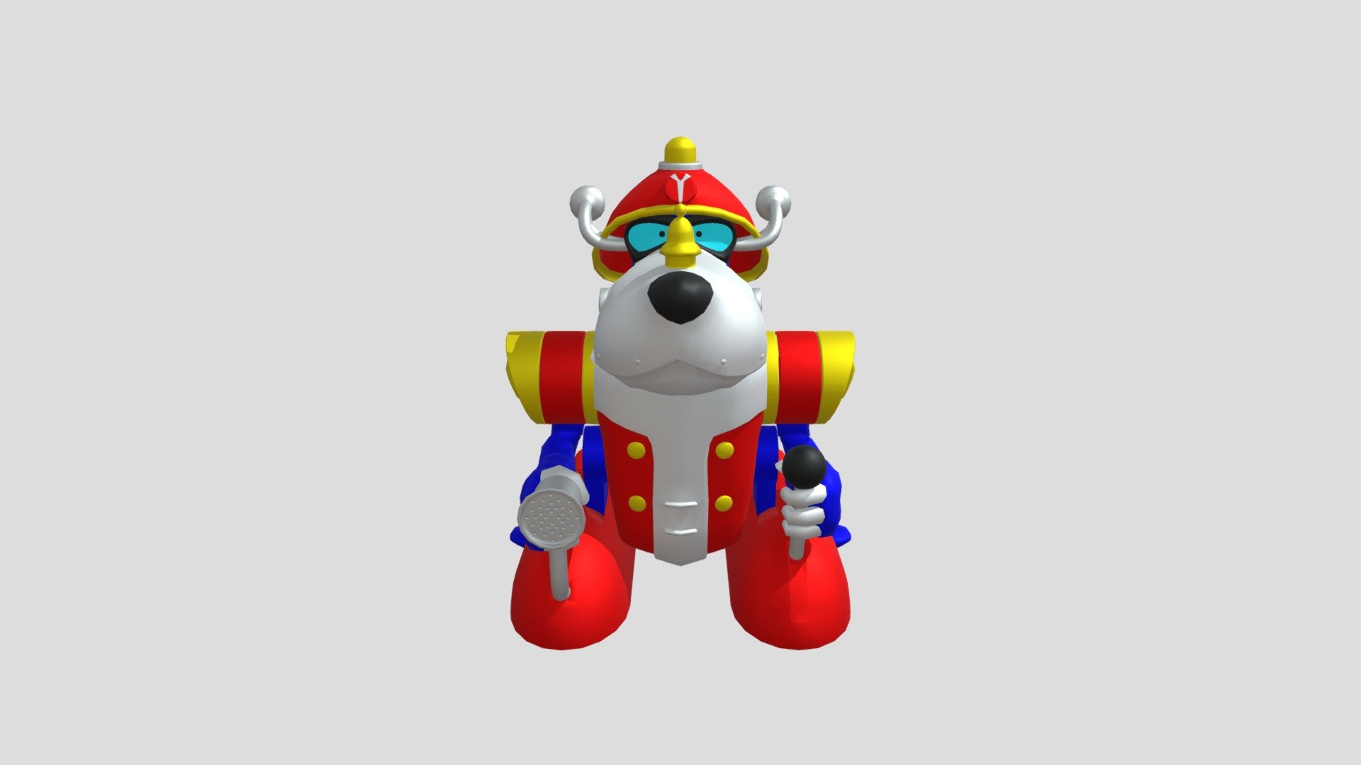 yatterman_dog - 3D model by def168168 [b1c82ea] - Sketchfab