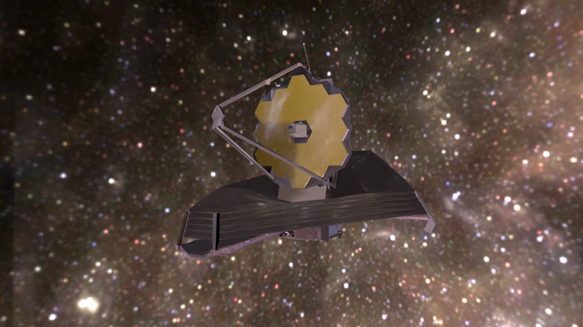 Explore the James Webb Space Telescope - 3D model by Oliver Fichte ...