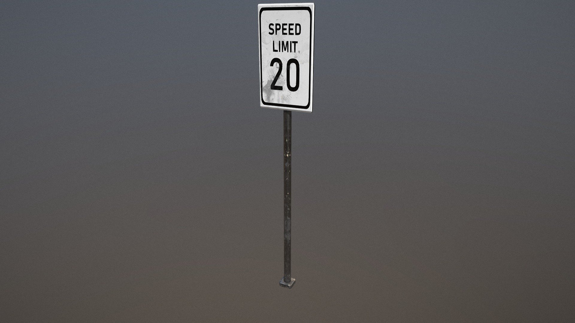 20MPH Speed Limit Sign - Download Free 3D model by Scigh-on [b1cd18b ...