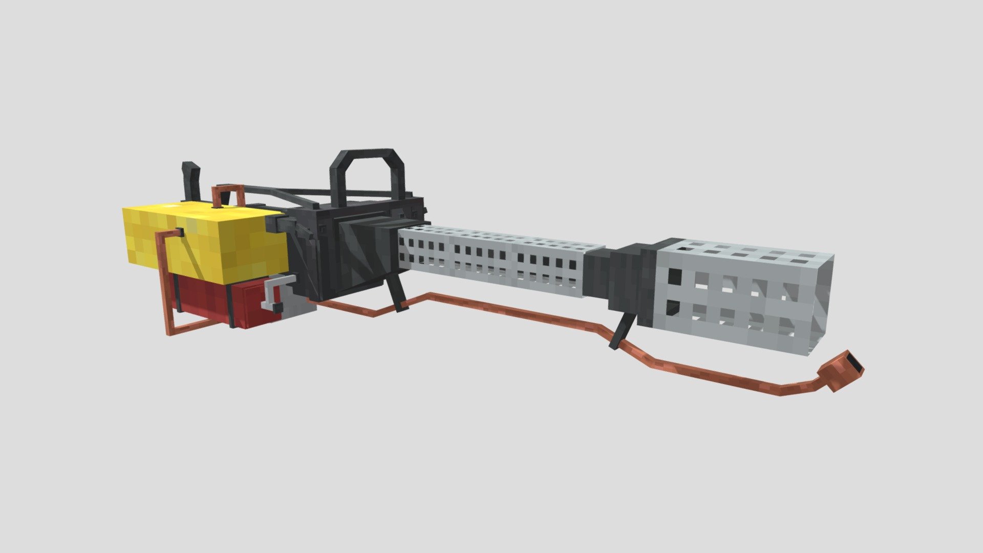 Minecraft flamethrower - 3D model by BartekBW (@rojdanbw) [b1cf1ce ...