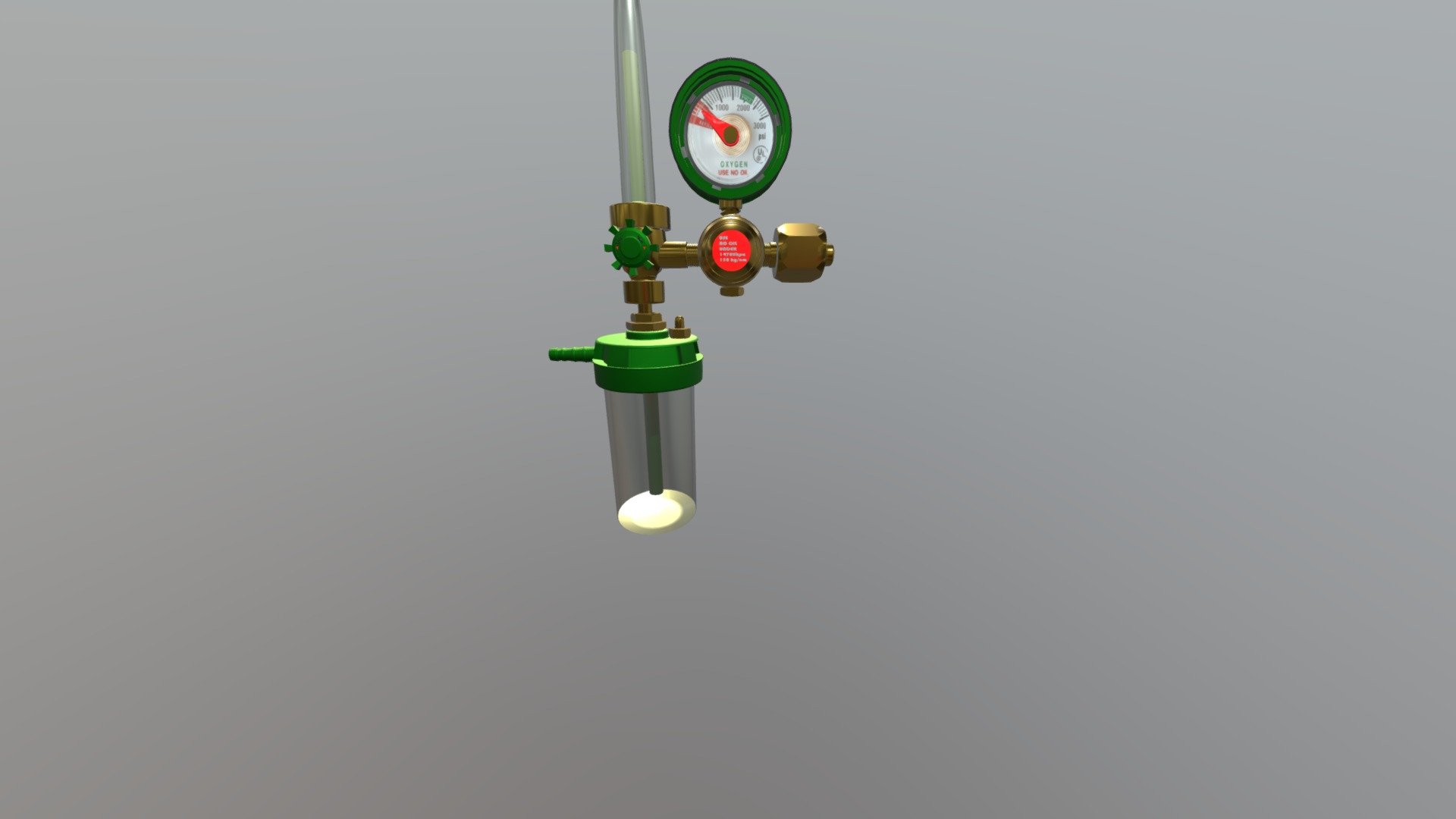 Oxygen Regulator - Download Free 3D model by ashwin.bhusal2010 [b1cf9a1 ...