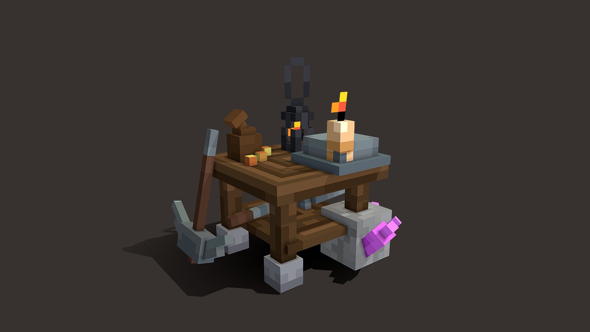 Workbench of the minor - 3D model by belka (@belka3) [b1d135e] - Sketchfab