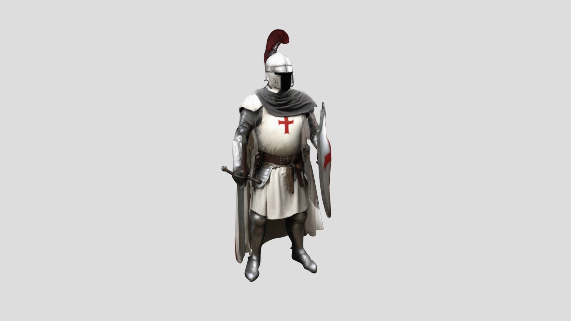 Medieval Soldier - Download Free 3D model by illustros [b1d16f6 ...