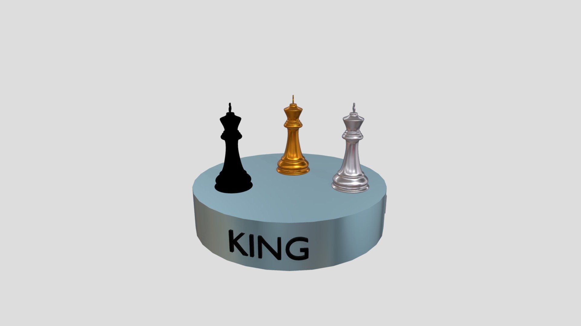 King(chess) - Download Free 3D model by Mukhesh [b1d4640] - Sketchfab