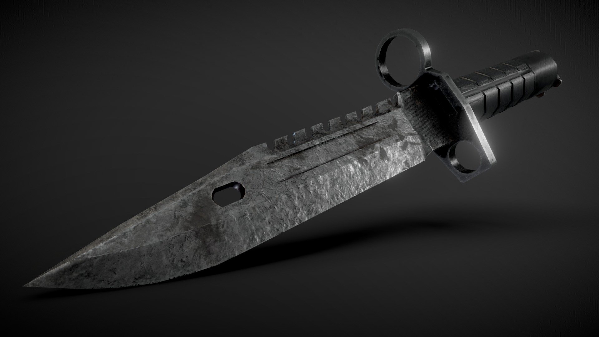 M9 - army bayonet knife - Download Free 3D model by Maxim Lukyanov ...