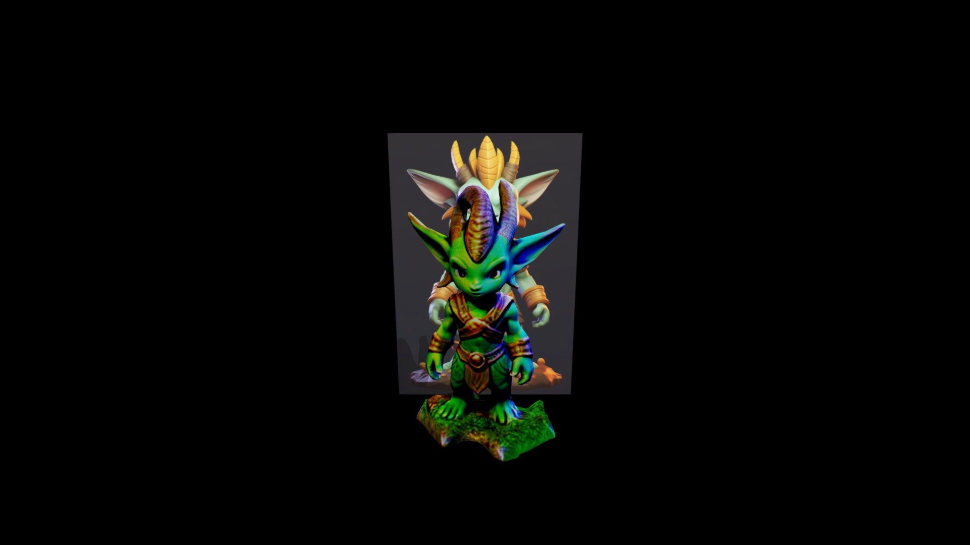 toy figurine of a cartoon character. - Download Free 3D model by klrxyz ...