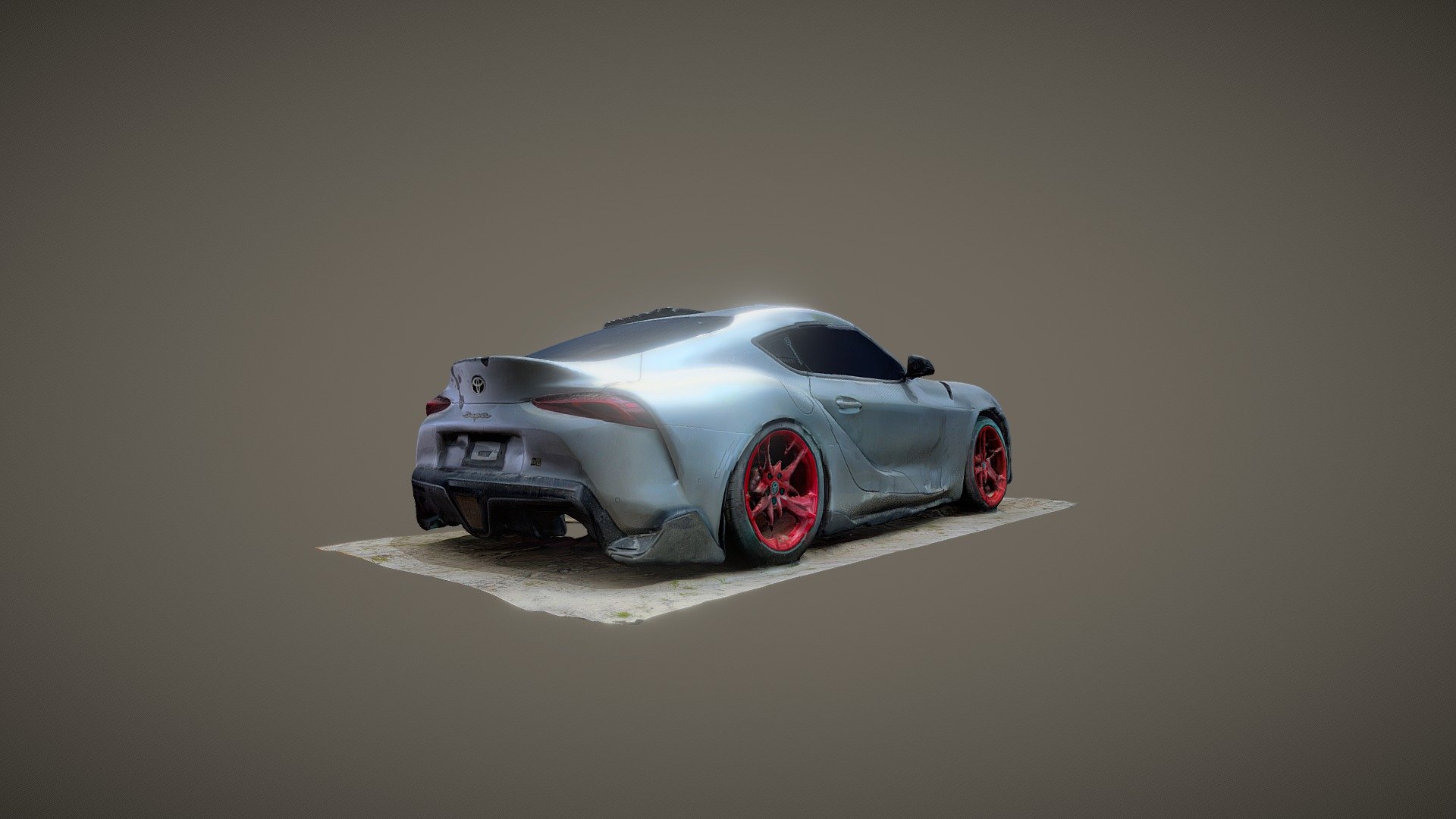 Toyota supra GR, 3D reference car - Buy Royalty Free 3D model by ...