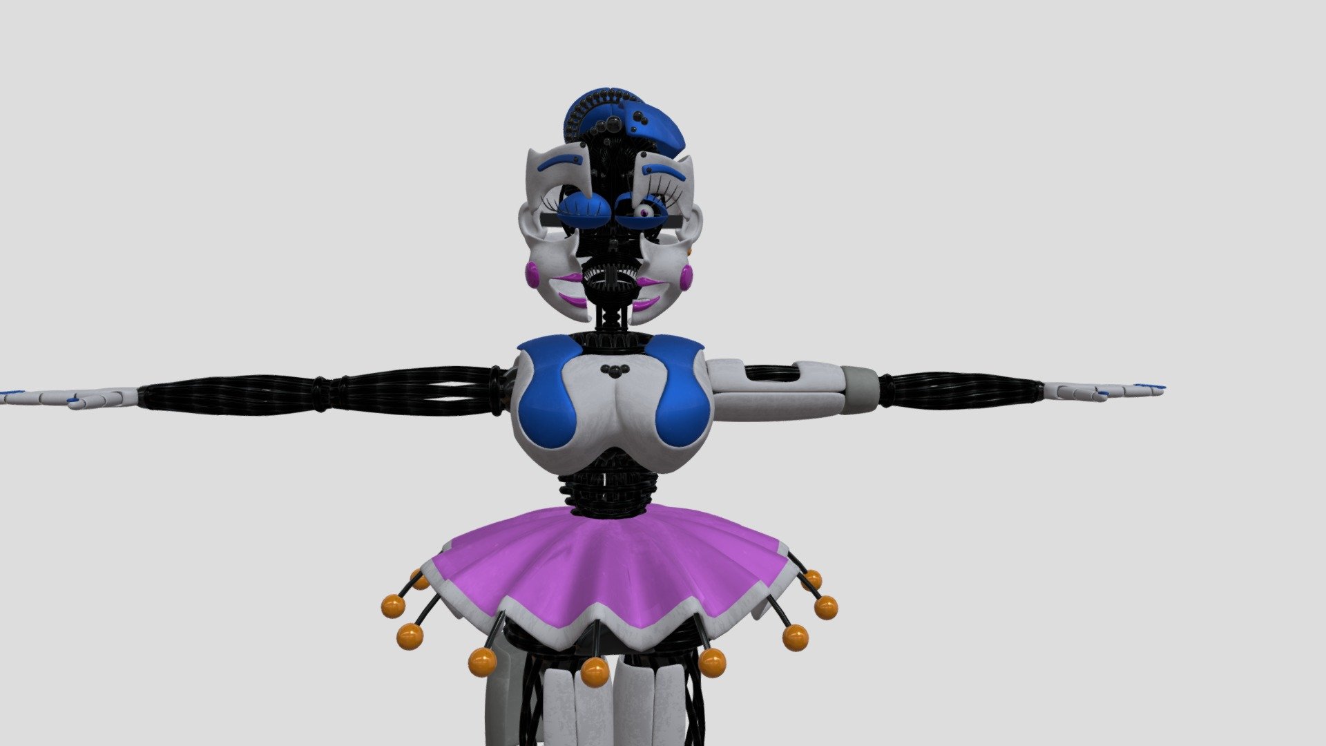 Withered Ballora V2 - Download Free 3D model by ballora (@jamie.t.wise ...