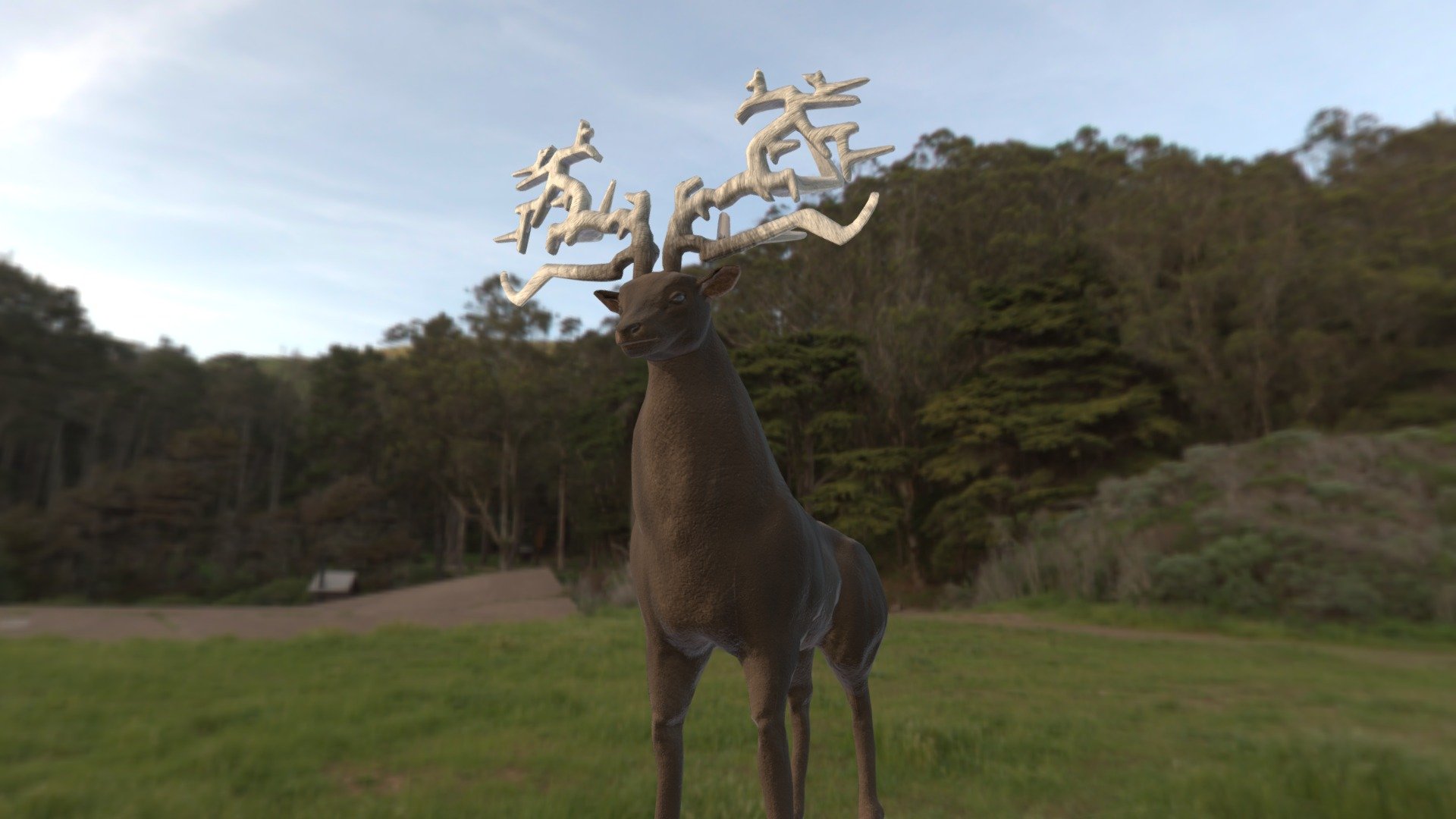 Deer - 3D model by Shadow_Bull [b1d7a4f] - Sketchfab