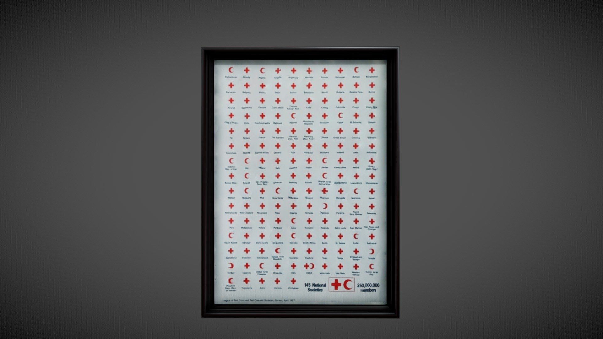 Poster of Red Cross and Red Crescent Symbols - 3D model by iainmoss ...