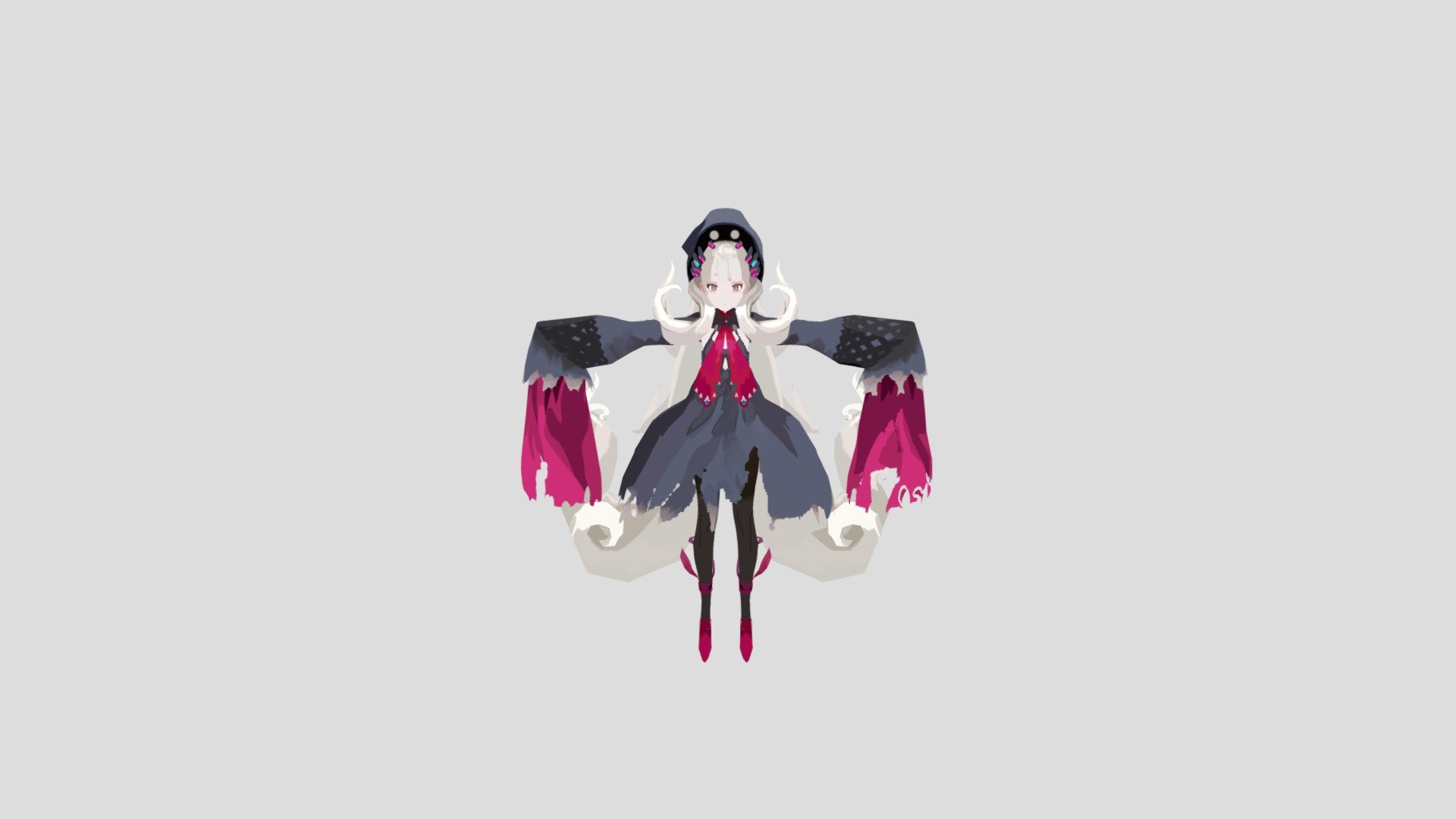 Reimu from nijisanji - Download Free 3D model by Kiddo Acosta (@Hermes ...