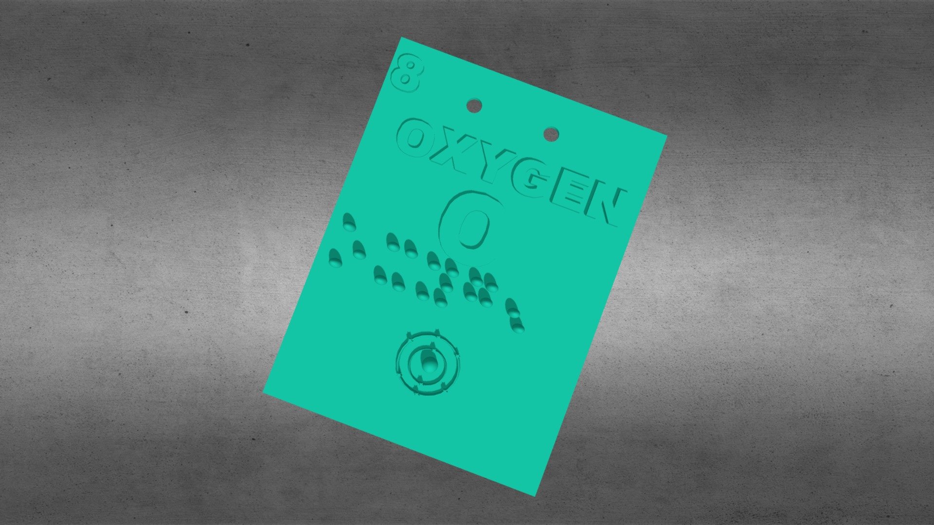 Oxygen - BT Braille Element Square Project - Download Free 3D model by ...