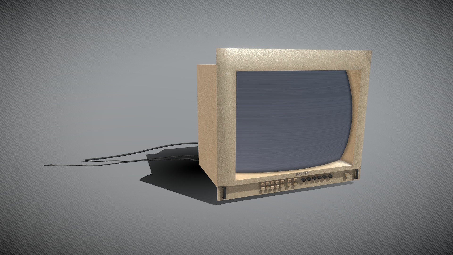 CRT television - Download Free 3D model by Jackbooth325 [b1db78b ...