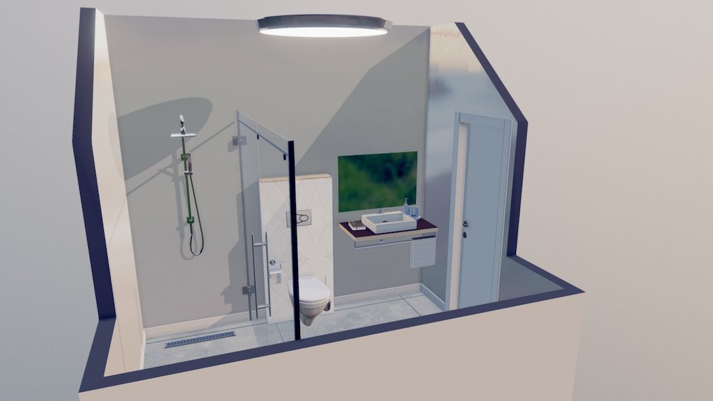 Shower 3 - 3D model by VisualEstate [b1dc65a] - Sketchfab