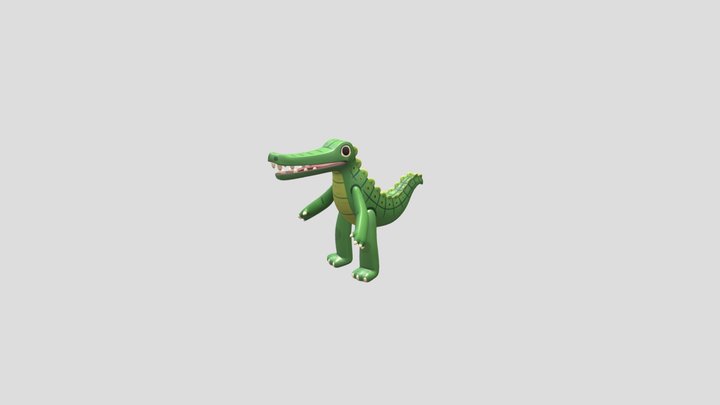 Crocodile 3D models - Sketchfab