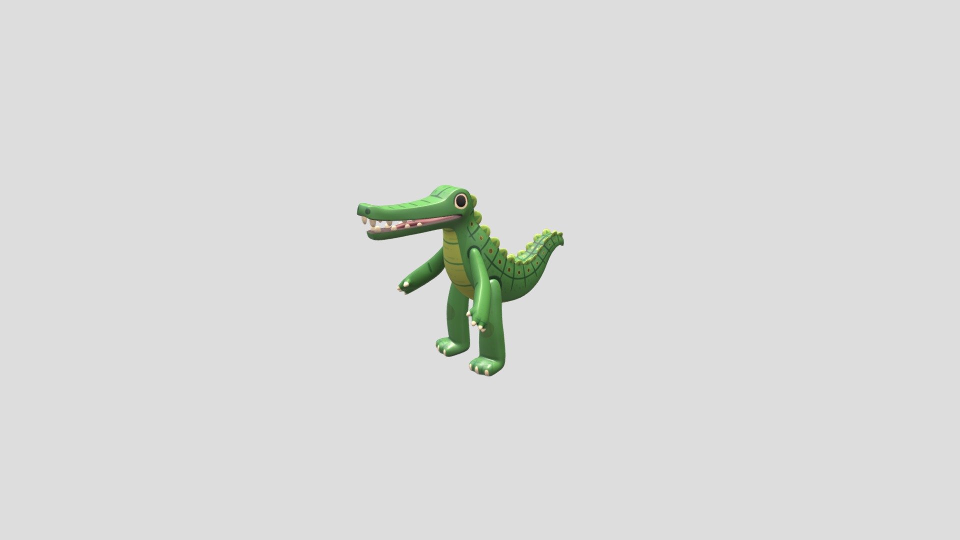 Croc Character - 3D model by jaromvogel [b1dd3d3] - Sketchfab