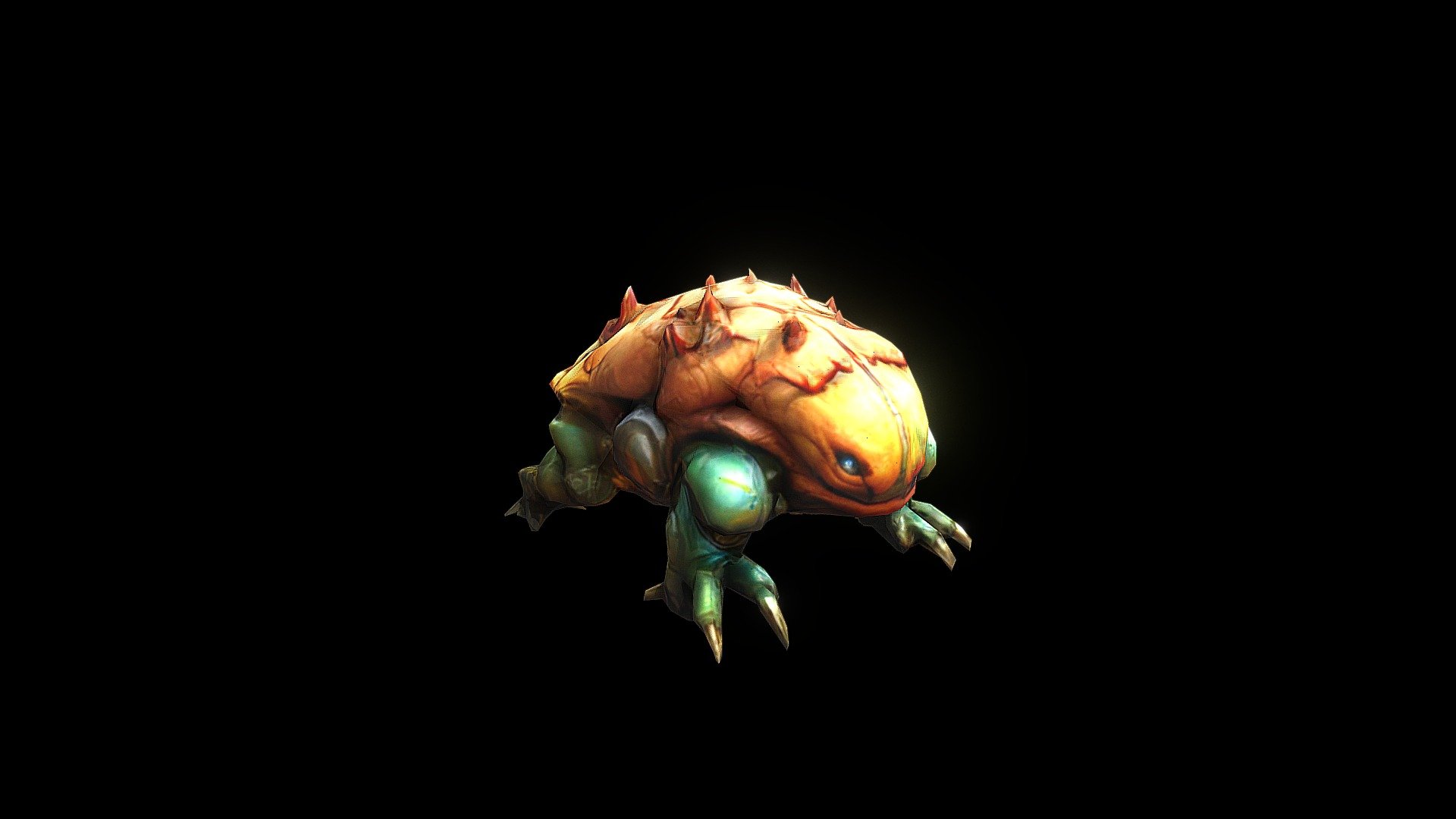 an illustration of a monster with a zipper on - Download Free 3D model ...