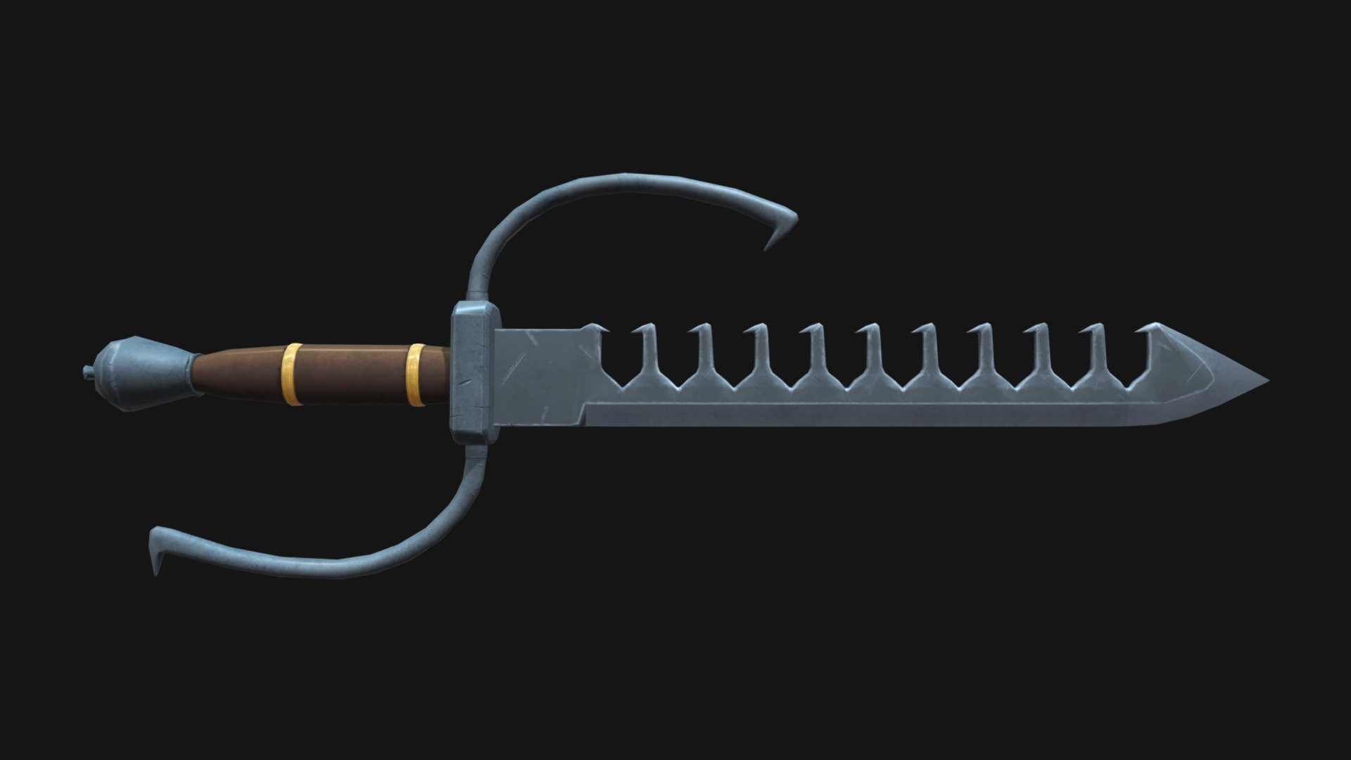 Sword Breaker -Stylized game asset - 3D model by Santiago_RS [b1de59b ...
