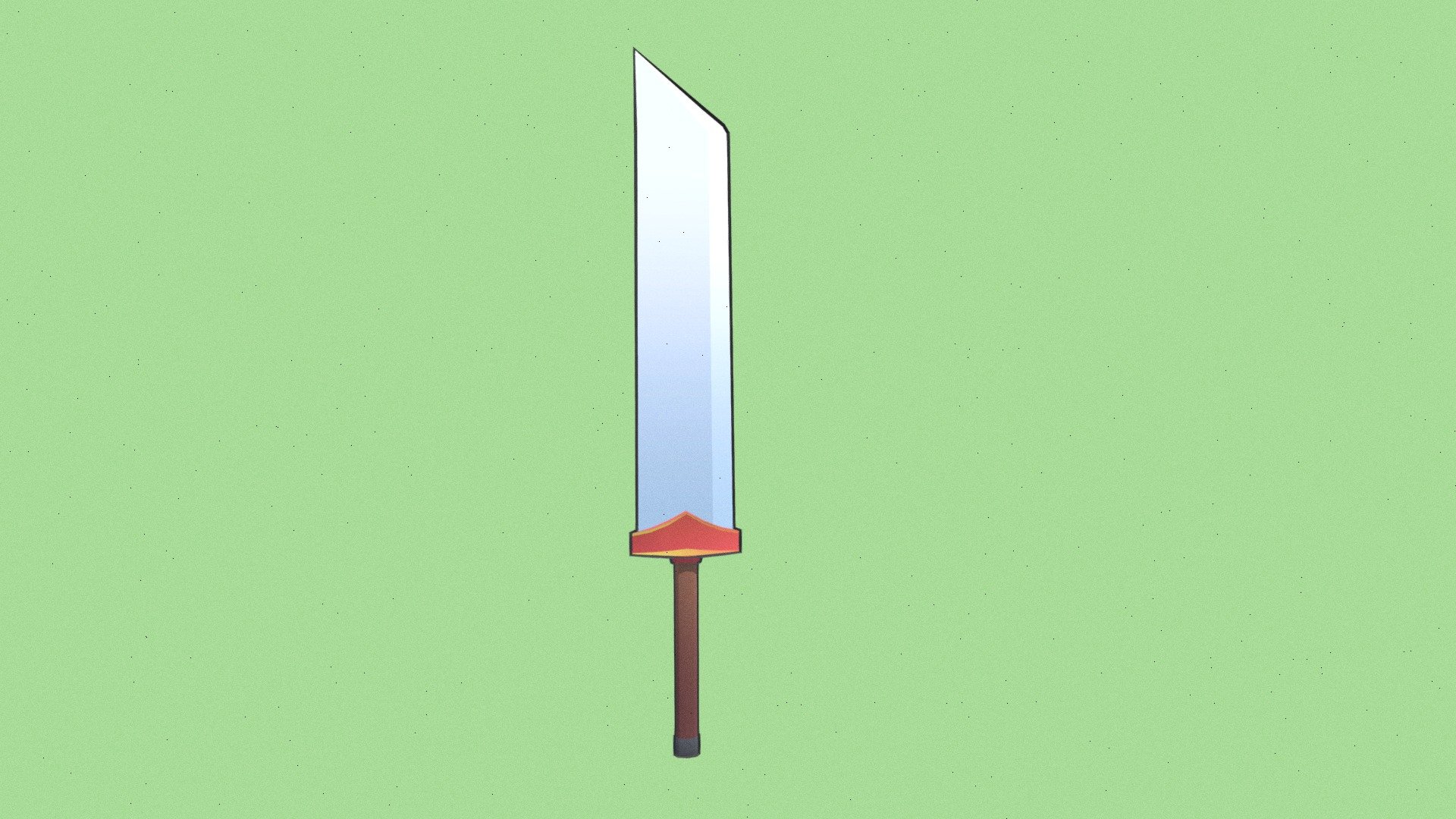 Fantasy Wide Sword - Download Free 3D model by ANIO_Official [b1df8c3 ...