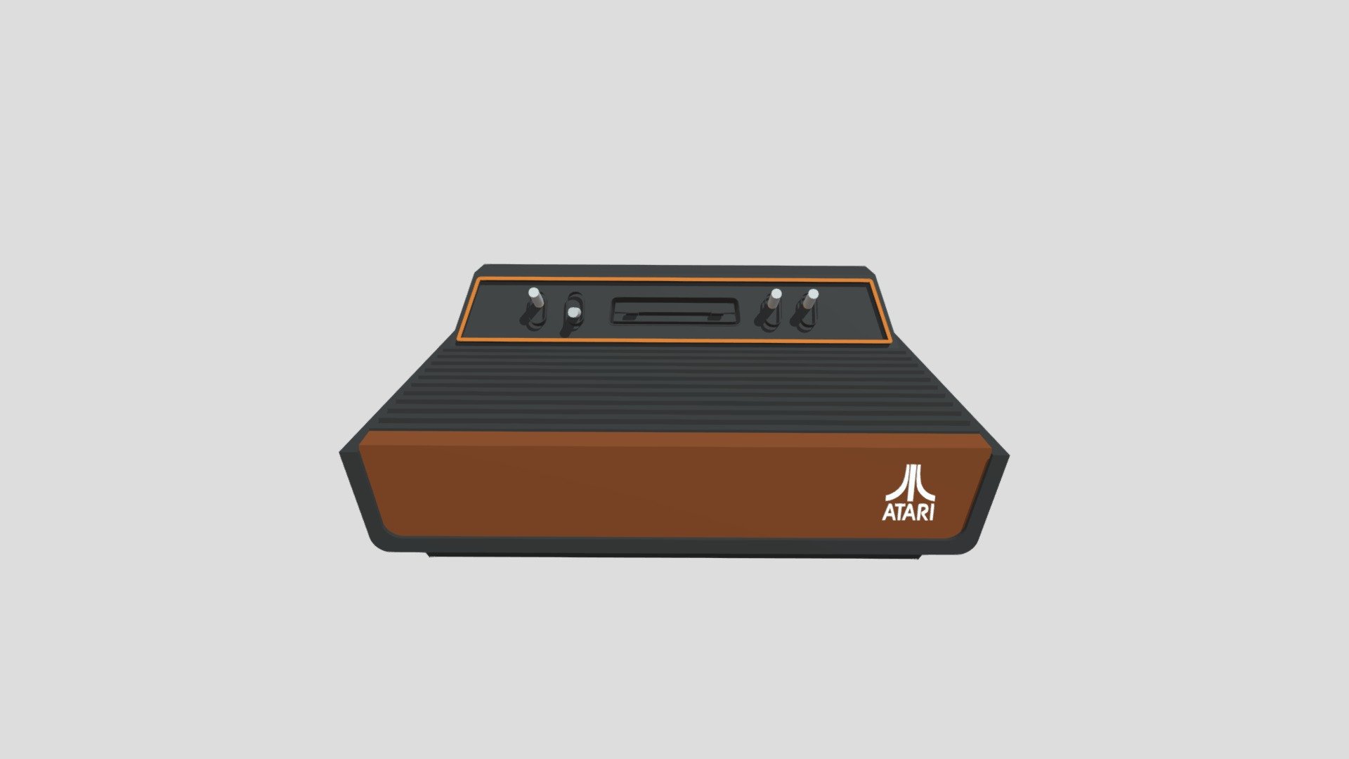 Atari 2600 low poly console - Download Free 3D model by mismailsbasura [b1dff98] - Sketchfab