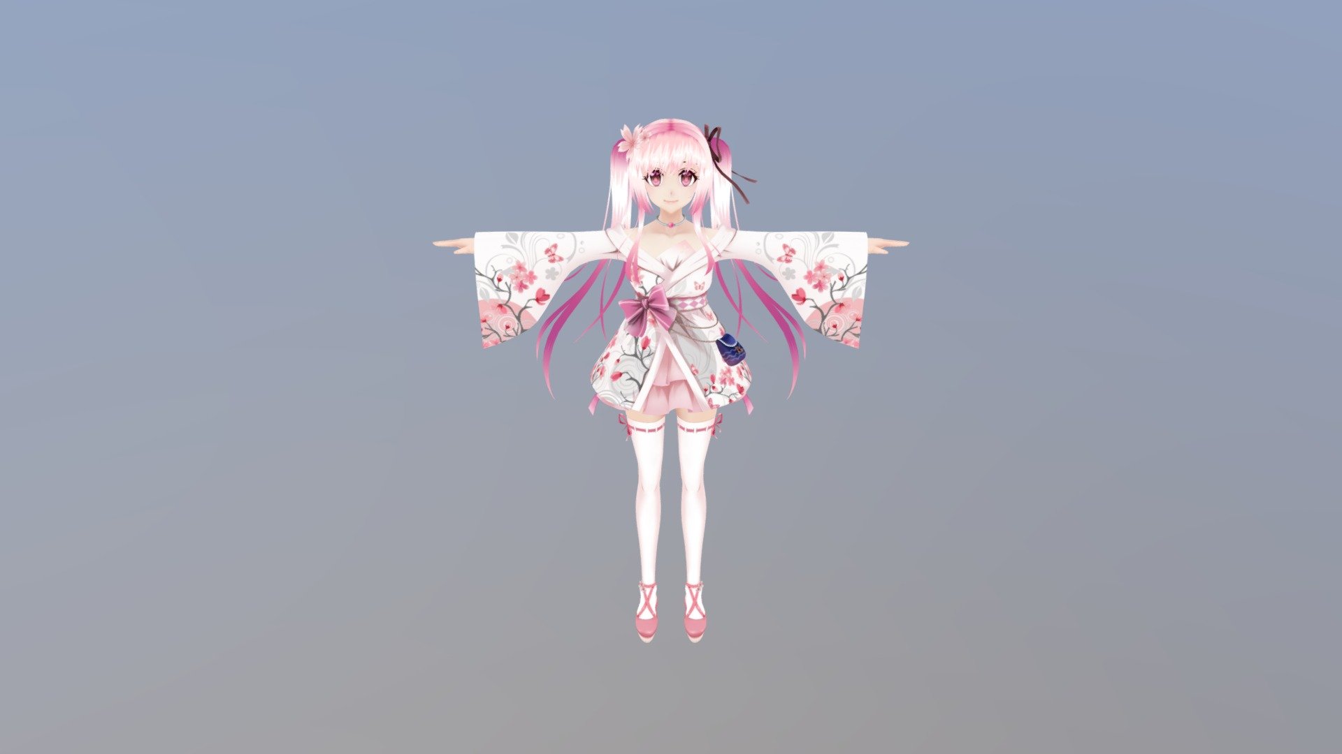 Sakura - 3D model by MostaJay [b1e2bcf] - Sketchfab