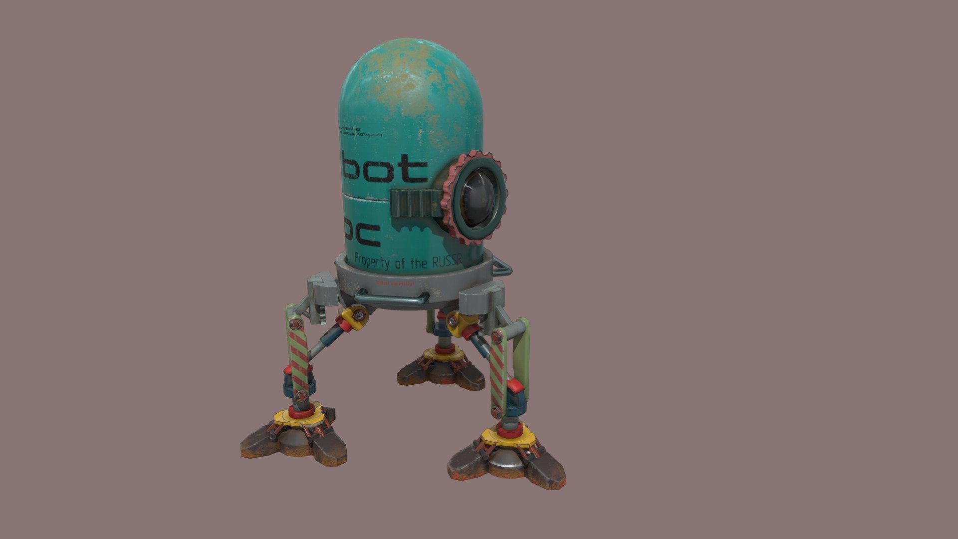 Robot "Watcher bot" - Download Free 3D model by efforya [b1e2e36 ...