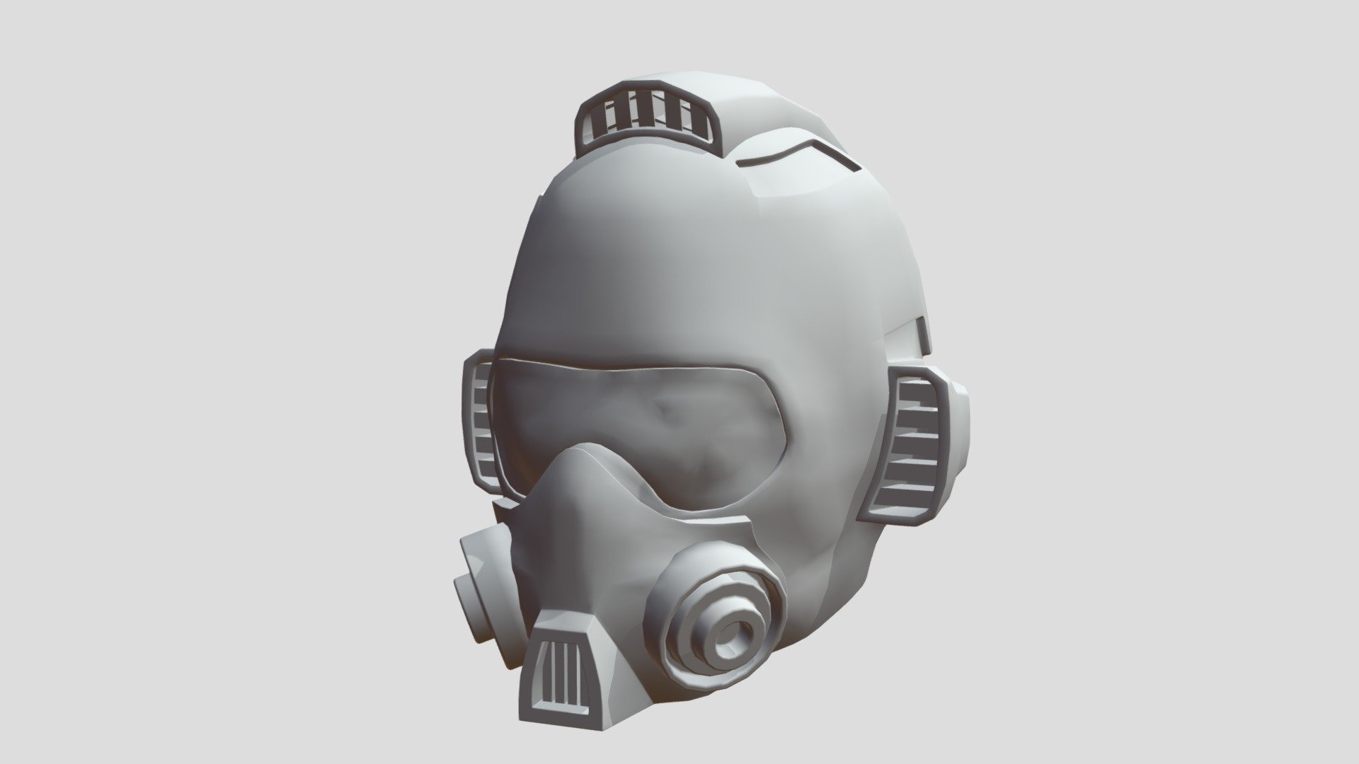Helmet (Modelling only) - 3D model by Jonathan Mathers (@nighthakw247 ...