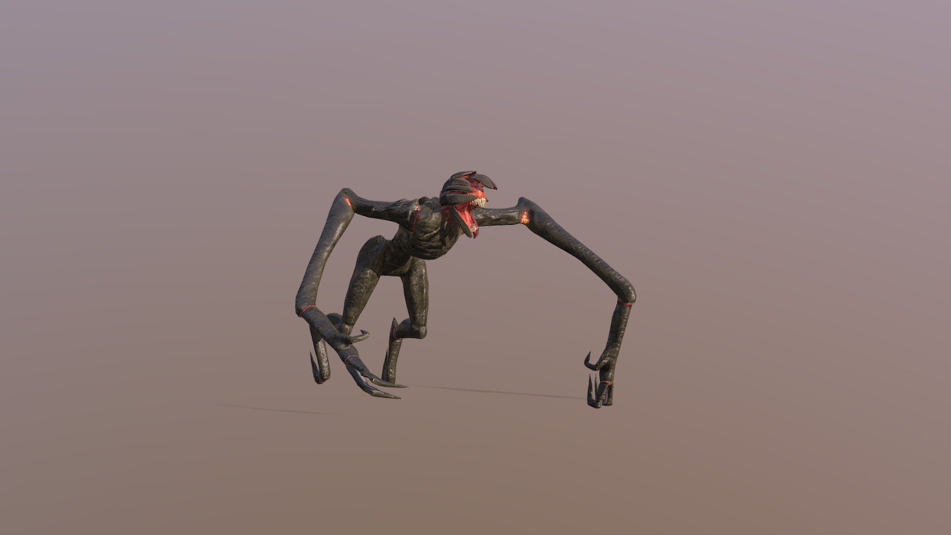 quiet place monster (death angel) - Download Free 3D model by mCG ...