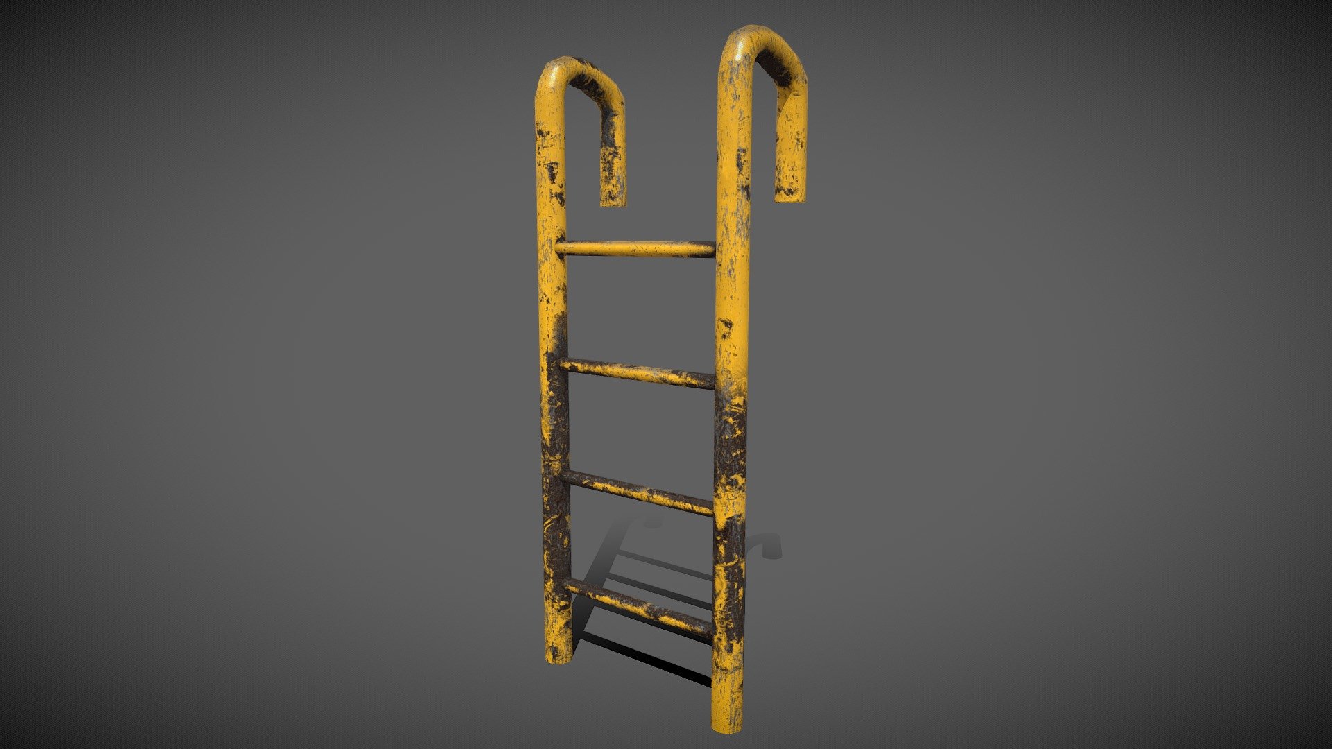 Old Ladder [2K PBR&Low-Poly] - 3D model by Requital (Azamkhon ...