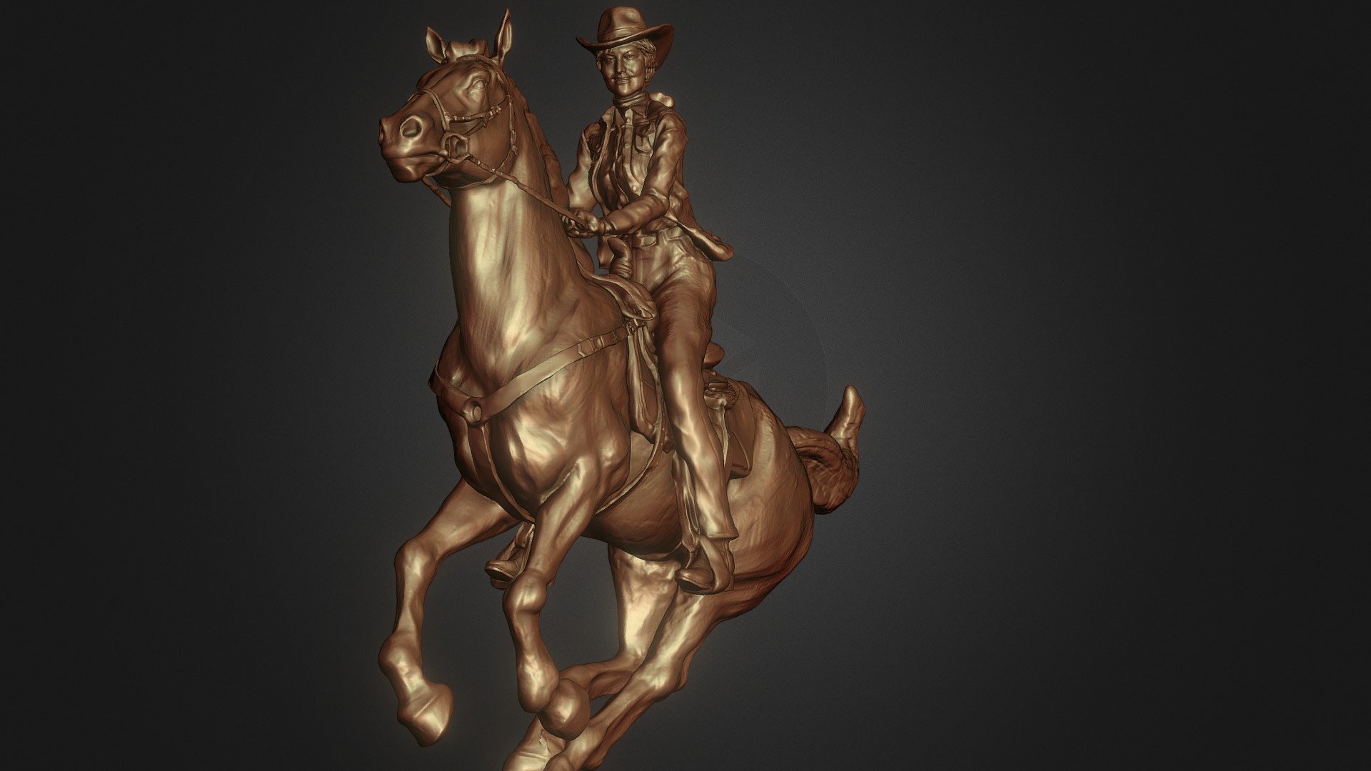 HIGHLAND CANTER FINAL SUBMITTAL - 3D model by lestersculpt [b1e64c3 ...