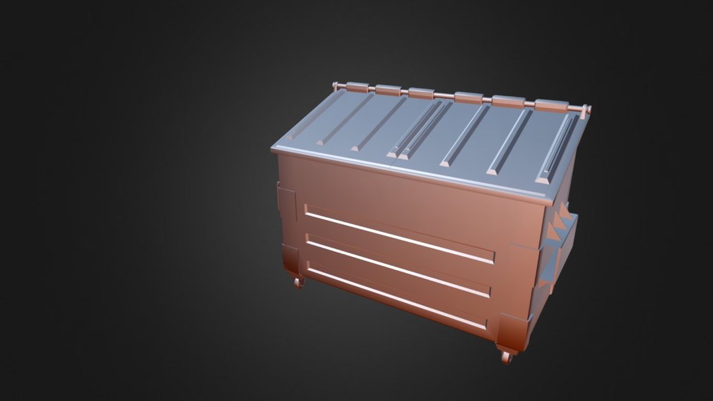 Dumpster - 3D model by roteiro [b1e66ec] - Sketchfab