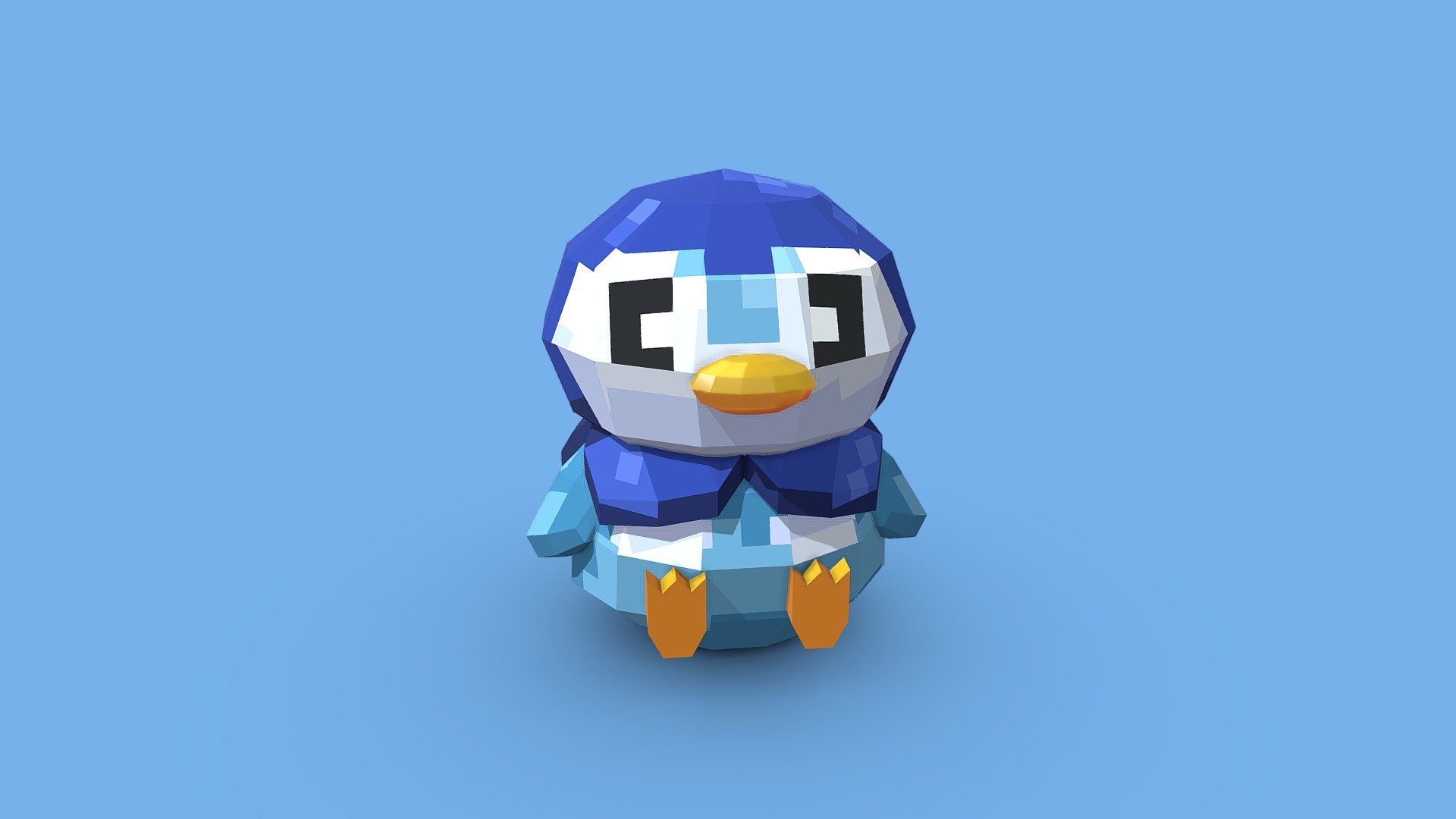 Piplup pokemon - 3D model by luqi_pamungkas [b1e6f7c] - Sketchfab