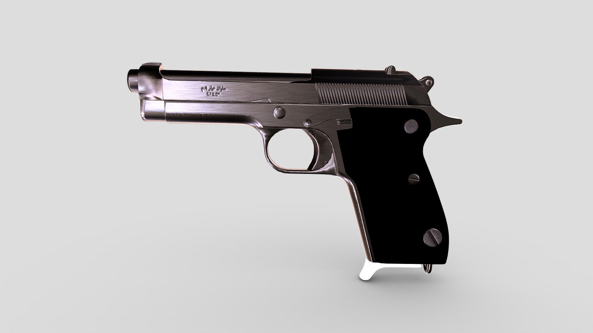 Helwan-brigadier-beretta-m1951-pistol - Download Free 3D model by Diana ...