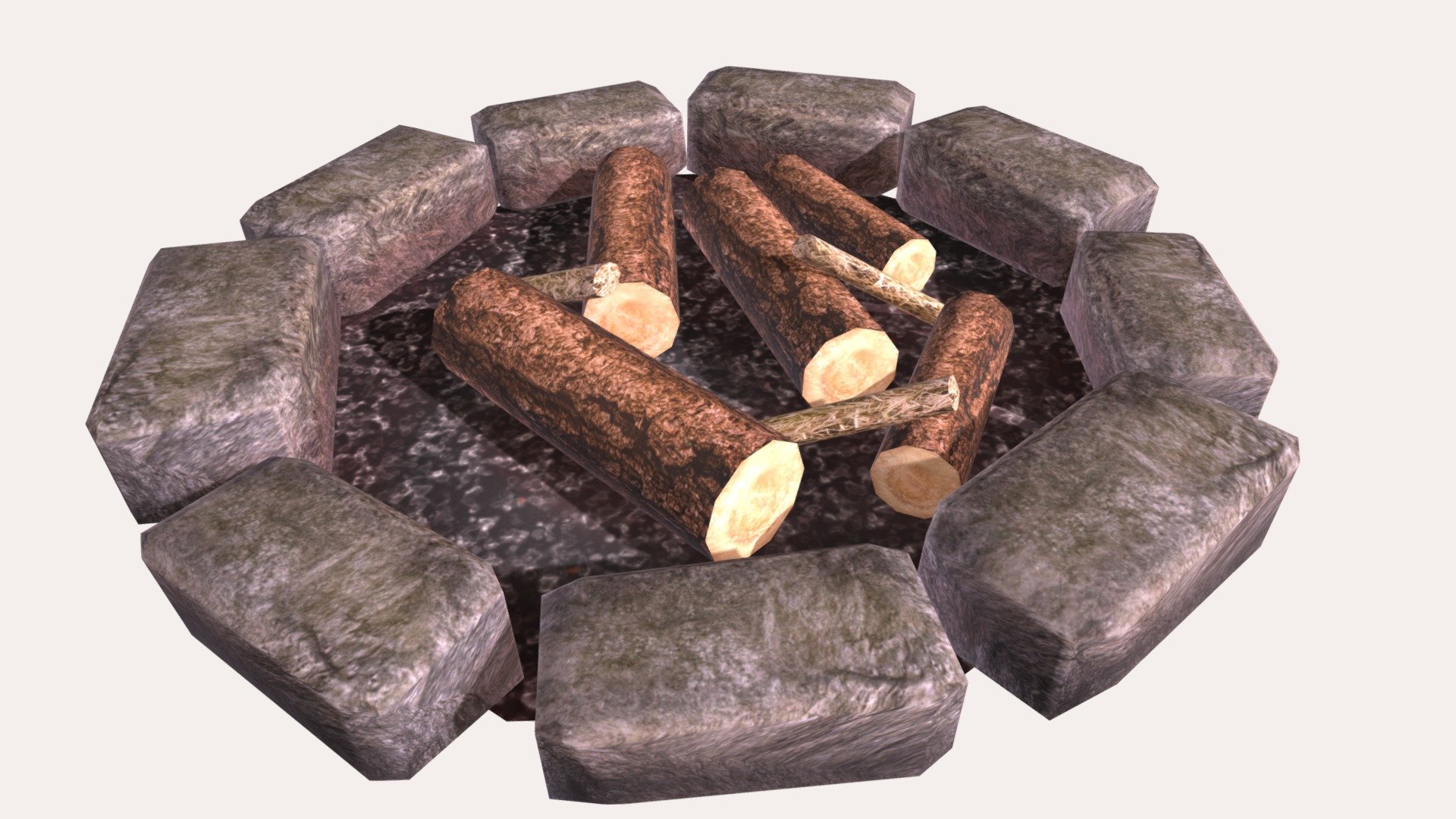 Campfire low poly - Buy Royalty Free 3D model by NaVi 3D Artist (@3d ...