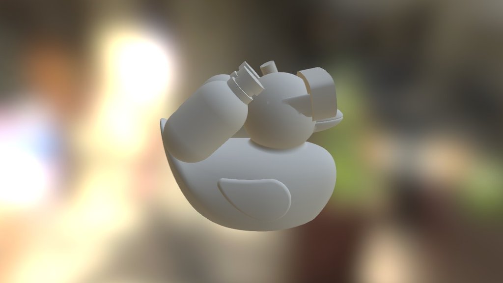 Scuba Duck - 3D model by Shared via 3DPrinterOS and SketchFab ...