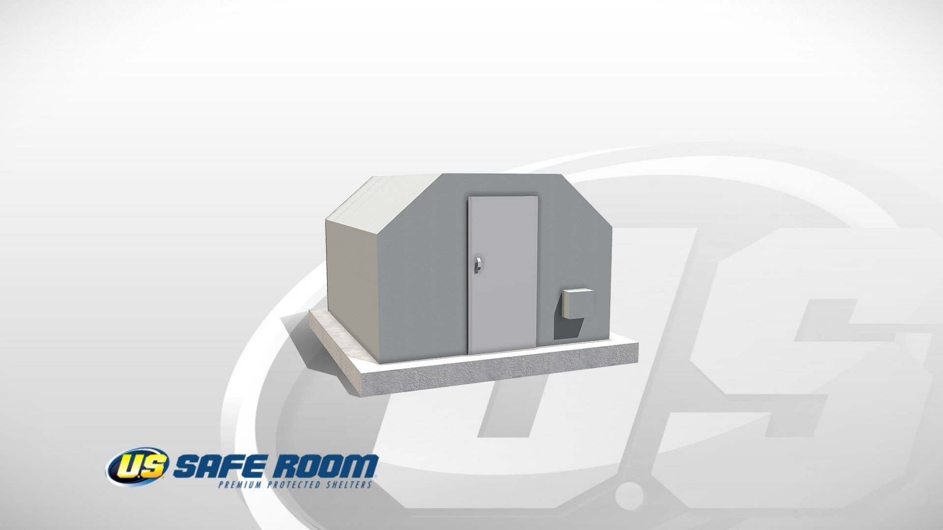 TS 1010 Concrete Base - 3D model by U.S. Safe Room (@USSafeRoom ...