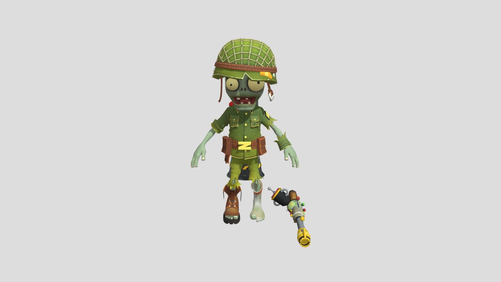 Foot Soldier - Download Free 3D model by Tigerar1 (@allanromanreyes ...