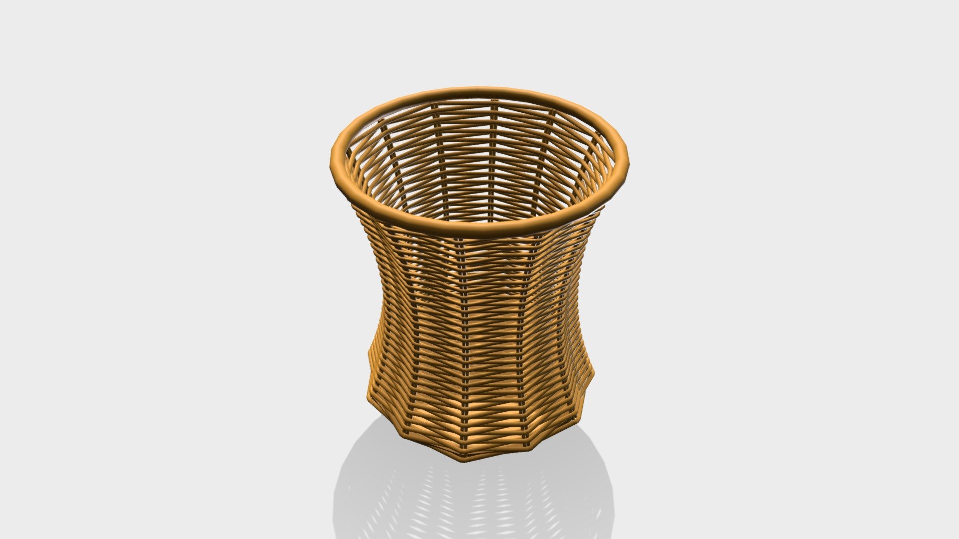 Rattan Basket - 3D model by Muneeb.Shabbir2019. [b1f09c9] - Sketchfab