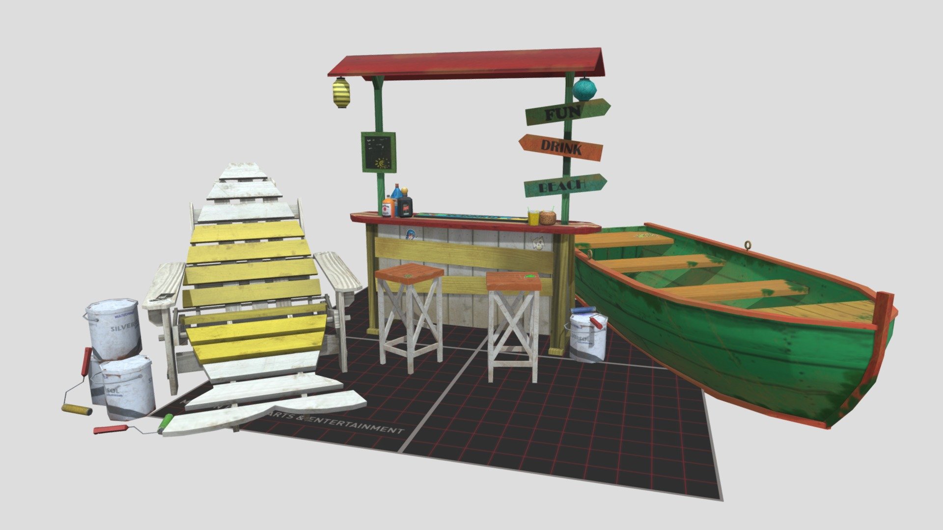 DAE 5 Finished props - By the ocean - 3D model by eleonora.ciccarelli ...