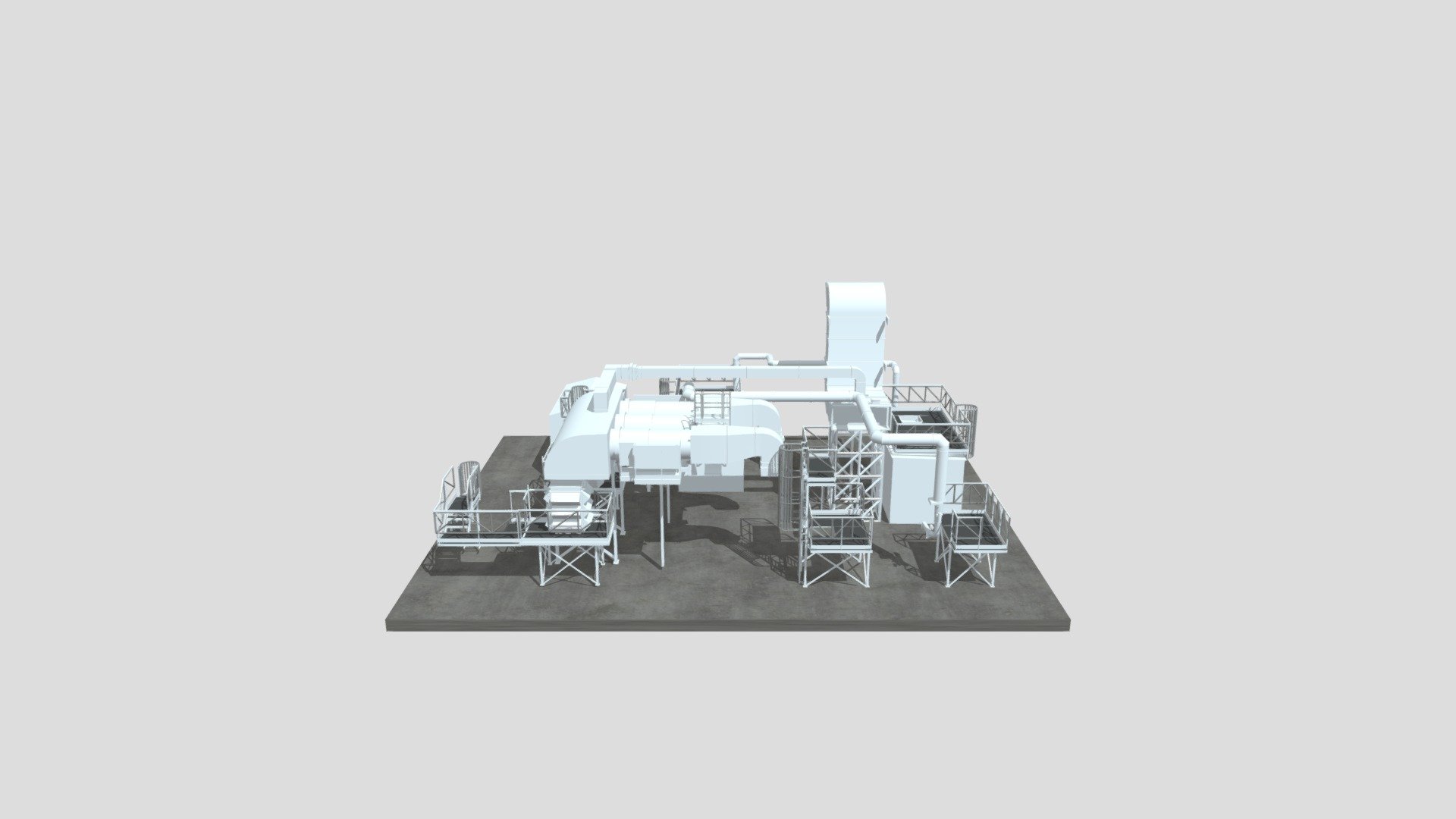 Part of nuclear power plant reactor 1 - 3D model by arpoint [b1f15a1 ...