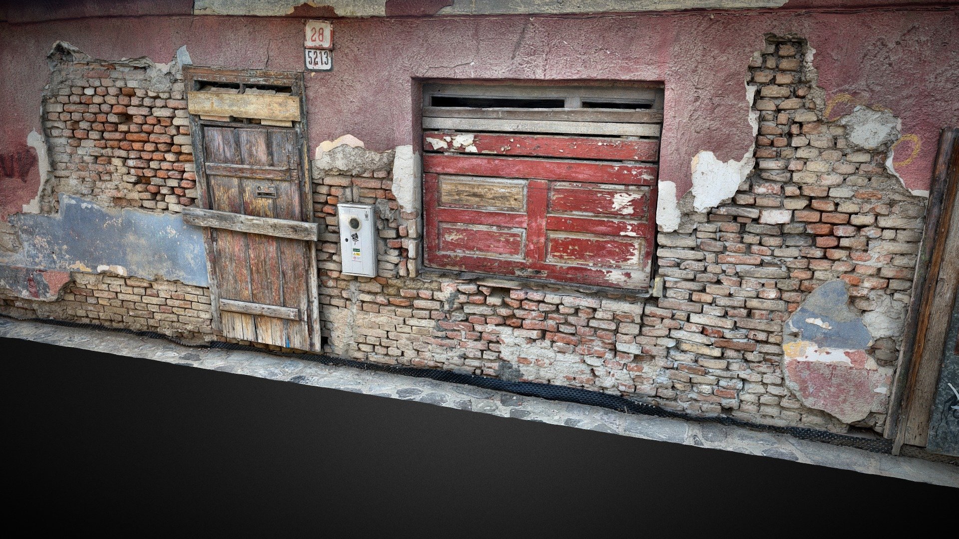 Old brickhouse entrance 🇸🇰 - 3D model by David Vereš (@DEJVDOU) [b1f29c6] - Sketchfab