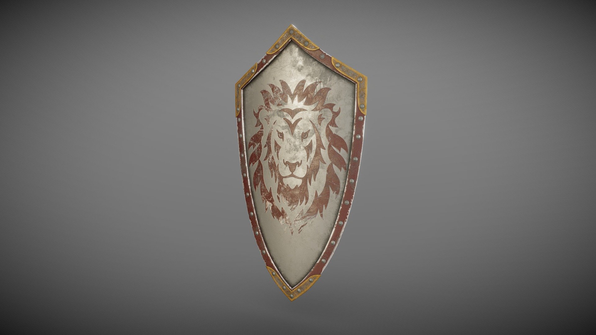 Simple Shield - 3D model by Pat Crandley (@pcrandley) [b1f335a] - Sketchfab