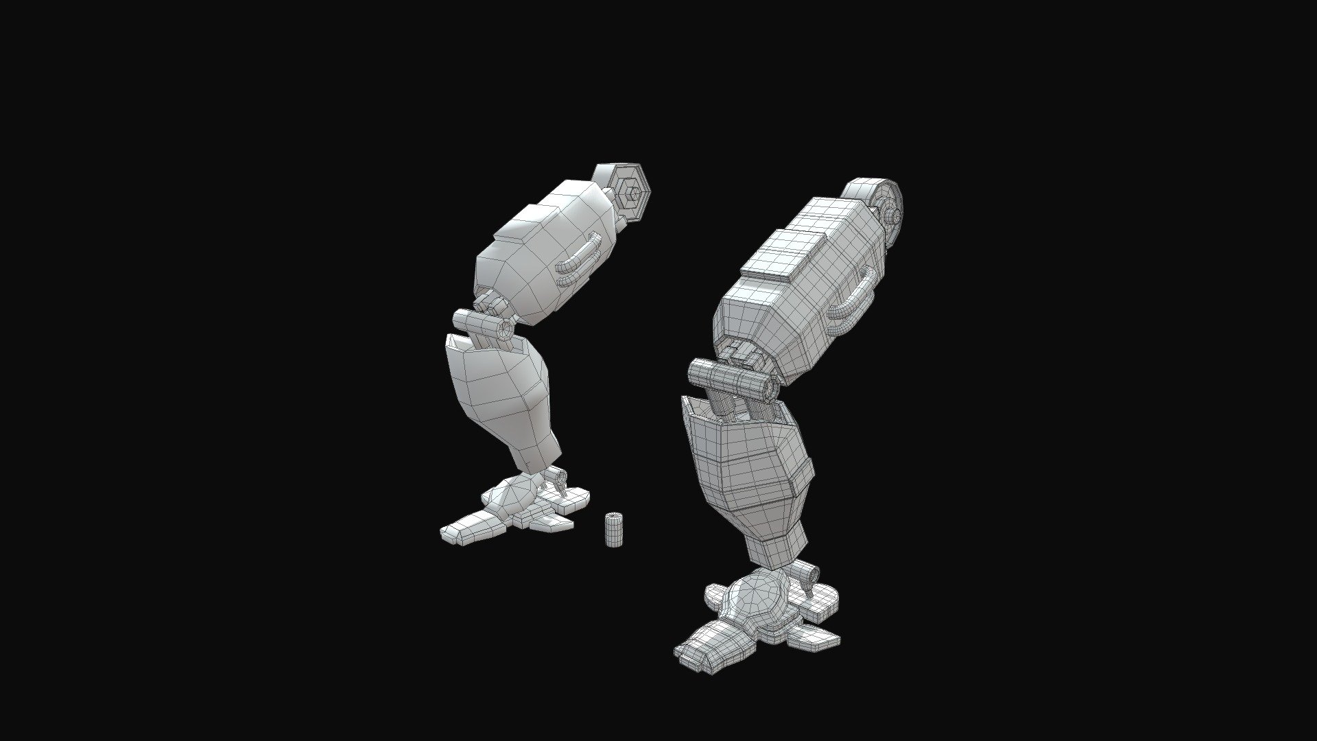 Right Leg Mech Antal - 3D model by big_mike [b1f3824] - Sketchfab