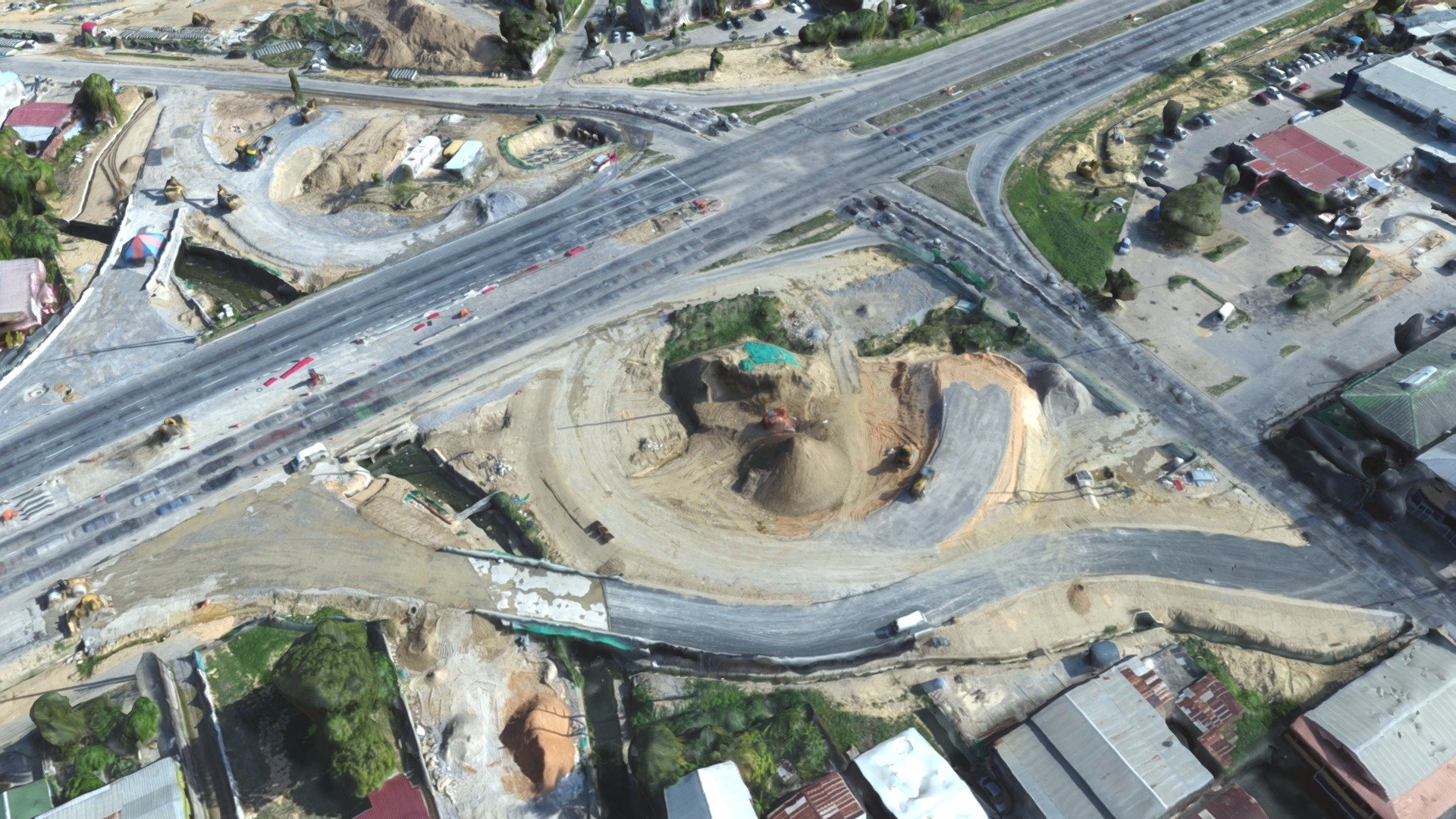 Curepe Churchill Roosevelt Highway Flyover - 3D model by Nicolaas ...