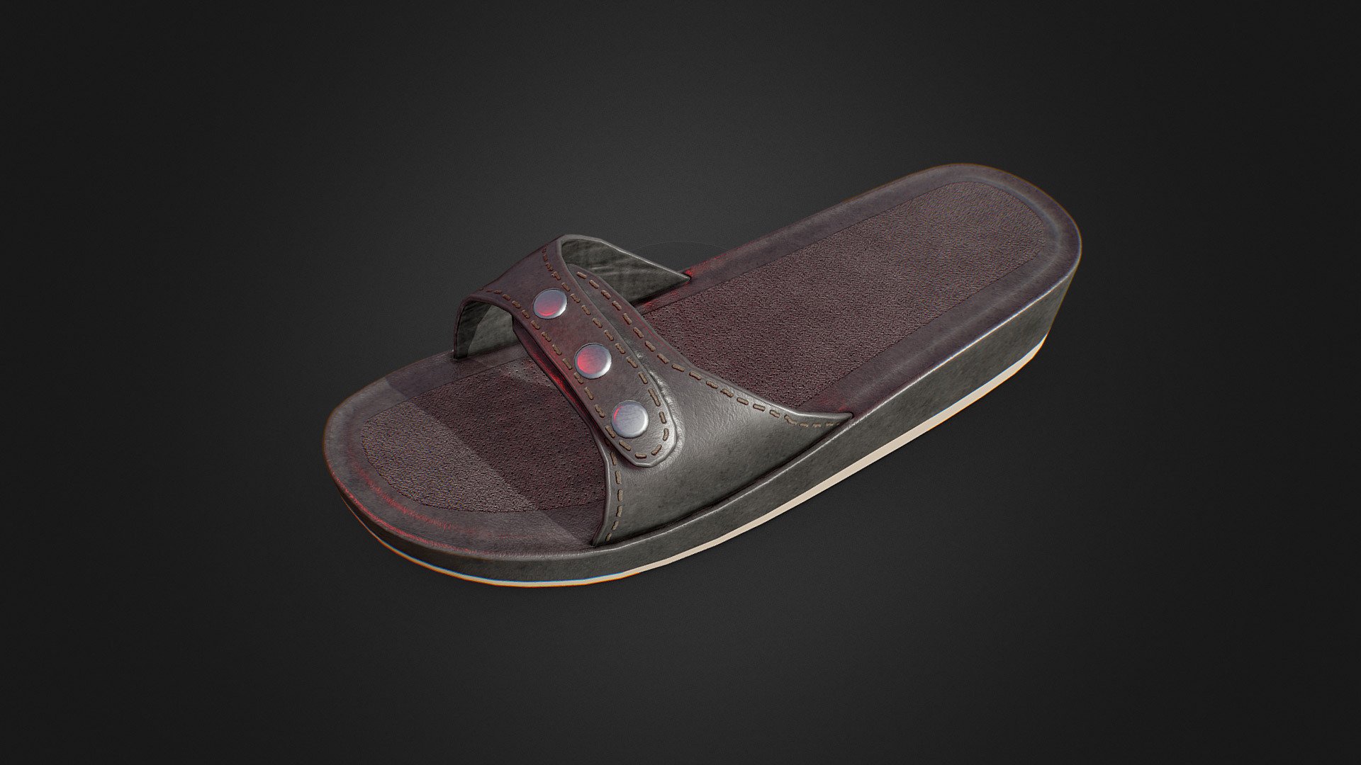 Slipper PBR - Buy Royalty Free 3D model by Kasit Studio (@kasit) [b1f4b60] - Sketchfab Store