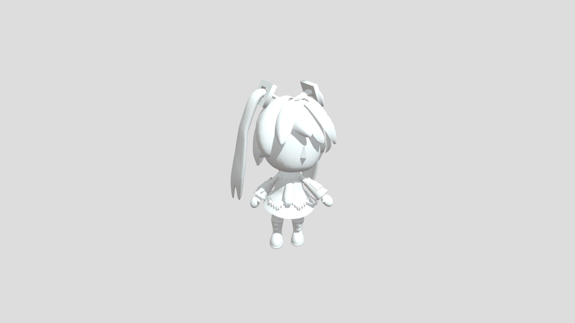 Blender2.82a Hatsune Miku Free version - Download Free 3D model by ...