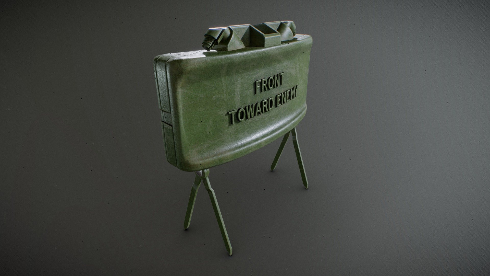 NEW M18A1 CLAYMORE ANTI-PERSONNEL MINE - 3D model by Nikita Levchuk ...
